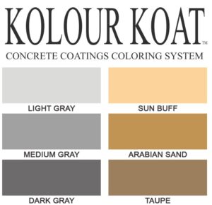 Decorative Concrete Resources | Silicrete Systems | Color Charts ...